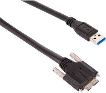 Cable USB 3.0, Micro B screw lock/A, 5 m | USB 3.0 kabel