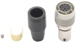 Connector HRS 12 pin, female | Connector HTS, 12-polig, female