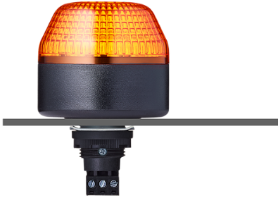 IBL 802 501 310 | Steady Beacon, 120 VAC, IP65, orange, panel mount, LED