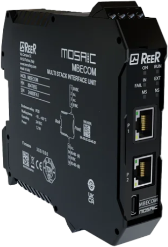 MBECOM | EtherCAT, Ethernet IP, ModBus TCP, PROFINET communication module