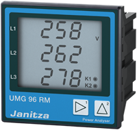 Janitza UMG 96RM-E (Uh 90..277Vac/90..250Vdc) 5222062 - JA101912